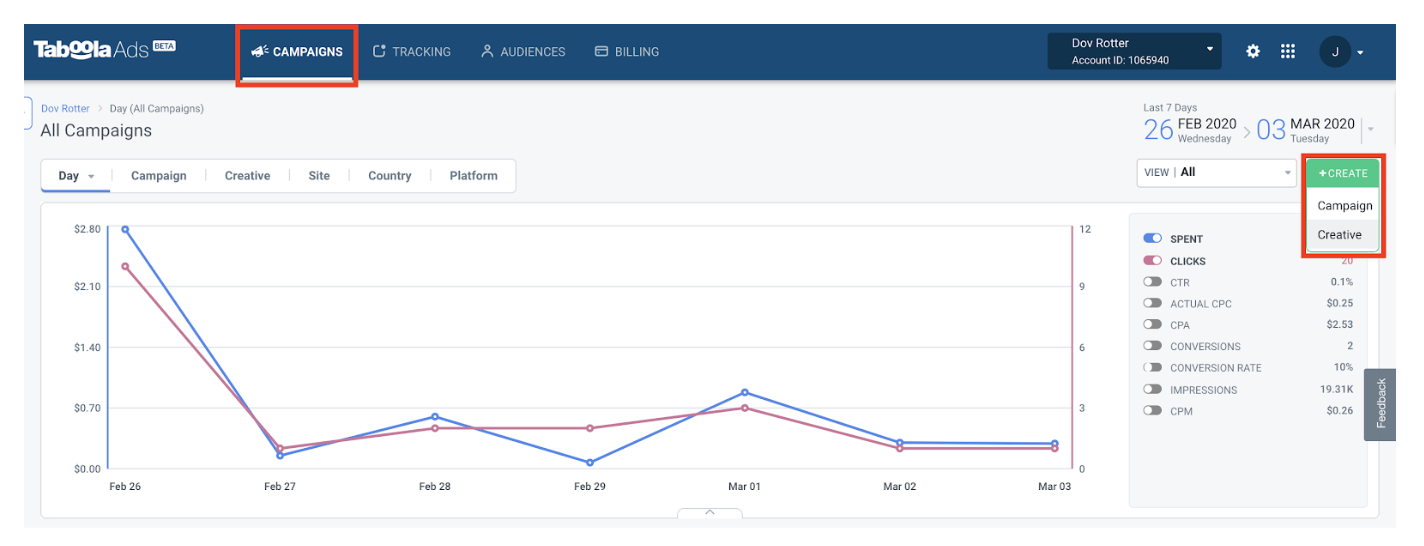 An Intro Taboola Ads Console (Beta)