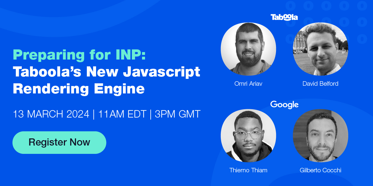 Taboola Preparing for INP