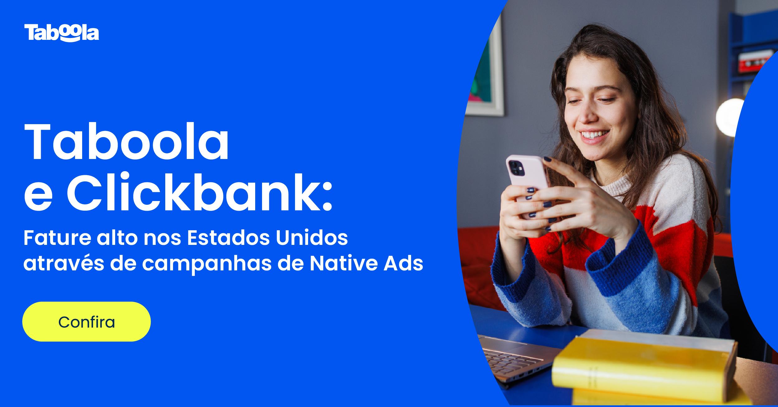 Taboola e Clickbank: Fature alto nos Estados Unidos
